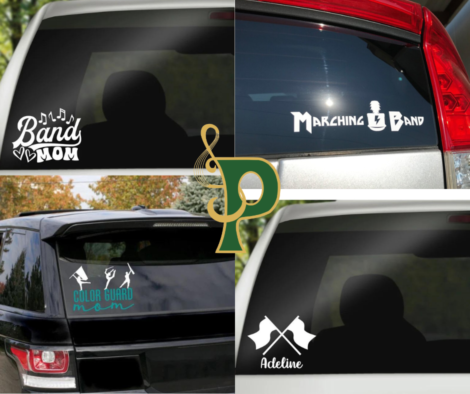 Band Car Decals – C&A Custom Stitching