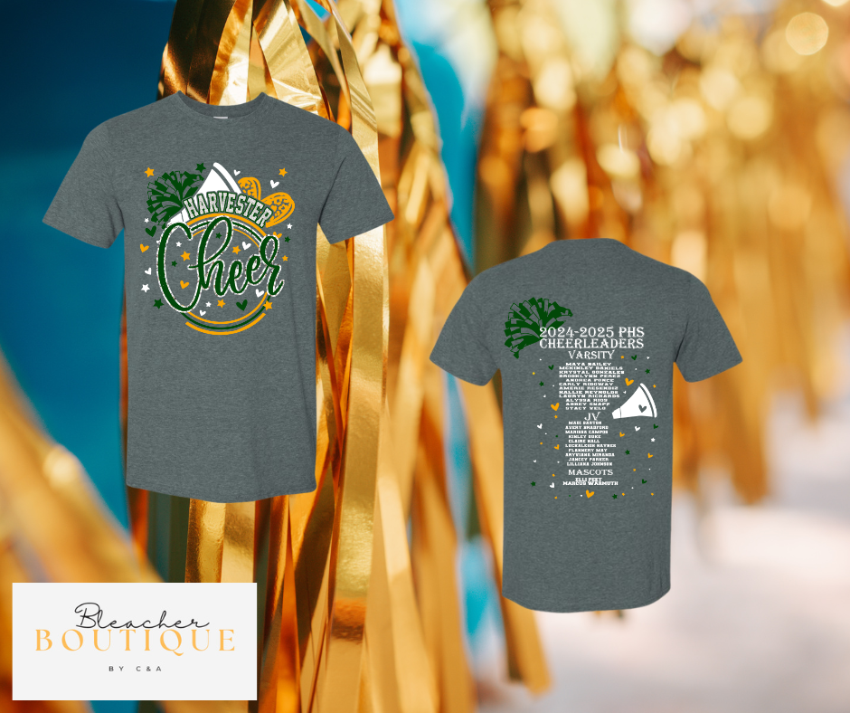 2024-2025 PHS Cheer Roster Shirt – C&A Custom Stitching